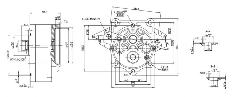 卡T泵齿轮泵7S4629 - 国瑞液压